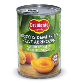 Abricots Demi-Fruits au Sirop Léger - 240 g